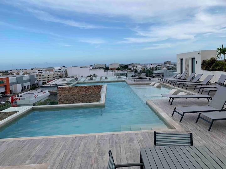 Studio Luxe • Rooftop • Près 5e Avenue - Playa del Carmen