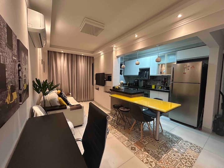 Lindo Reformado C/ar; Vista Mar; Divisa Santos/s.v - Santos