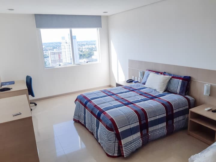 Charmoso Flat No Condomínio Edifício Apart Hotel - Manaus