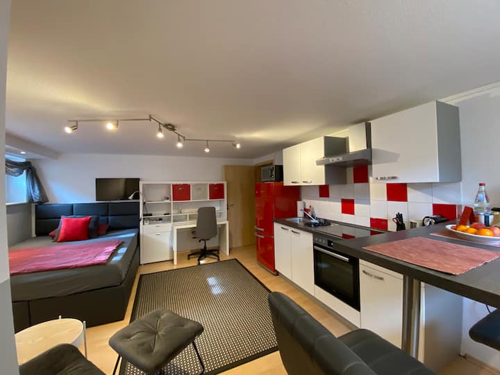 Helle Souterrainwohnung Nähe Stadt Und Kit - Karlsruhe