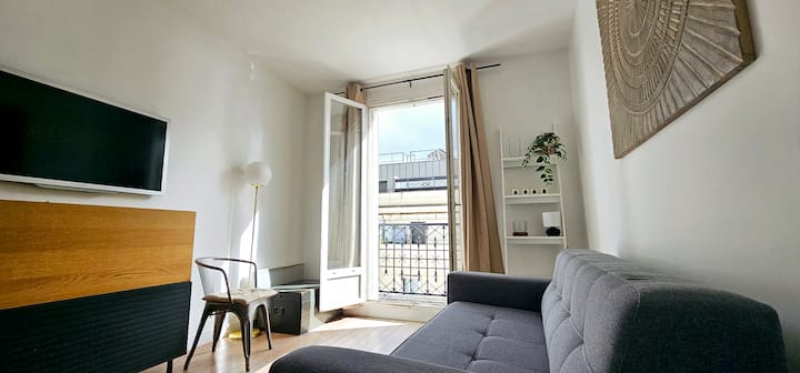 Balcon Au Soleil - Métro à 1m - Levallois-Perret