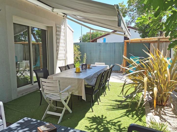 Maison Et Jardin Au Calme à 100m Du Cœur De Ville - Biscarrosse