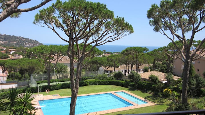 Welcoming Apt, Sea View, Tennis, Pool. 1km Beach - Palamós