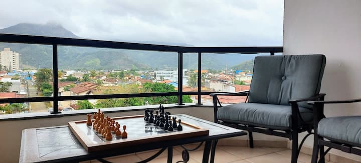 Cobertura Com Churrasqueira Vista Privilegiada - Caraguatatuba