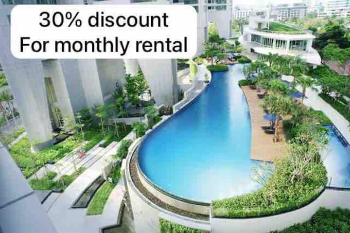 2 Bdr 100sqm 6 Mn To Asok Bt & Sukhumvit Mrt - Bangkok