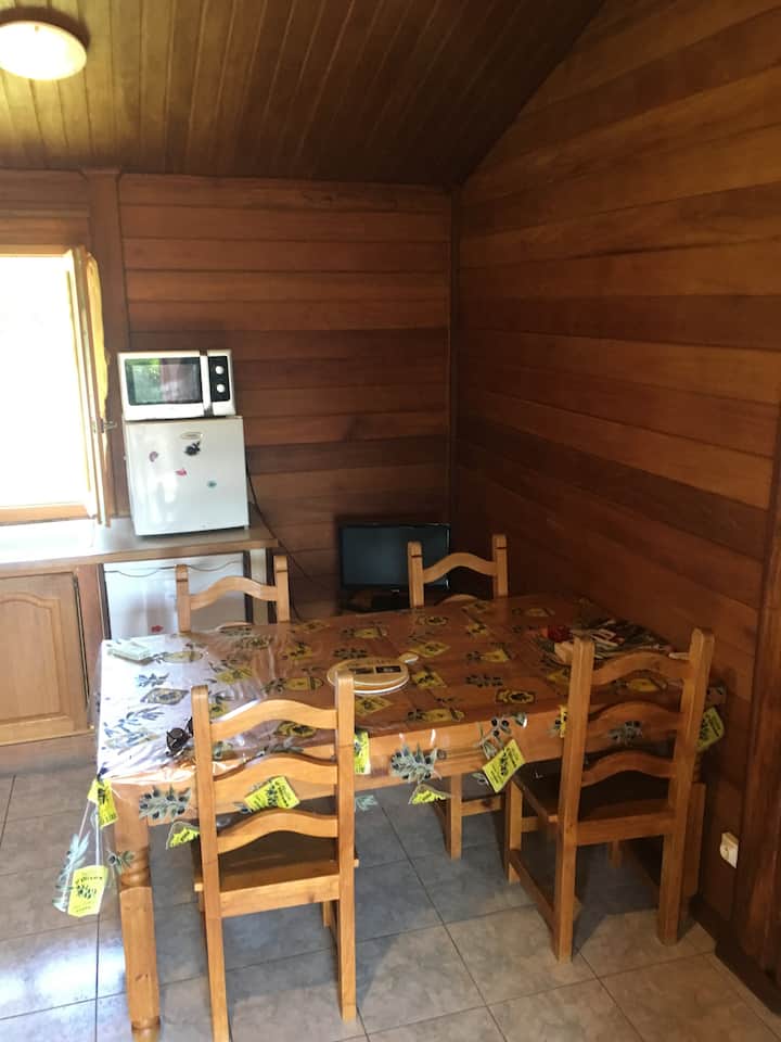 Chalet Bois Brésilien Grapia N°1 - Ghisonaccia