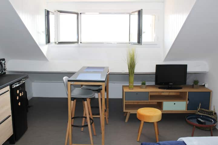 Studio Hyper Centre Avec Vue Sur Les Pyrénées - San Juan de Luz