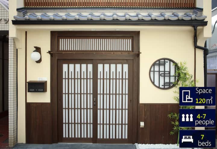 Big Japanese-style Villa /Nipponbashi 1min/ Namba - Osaka