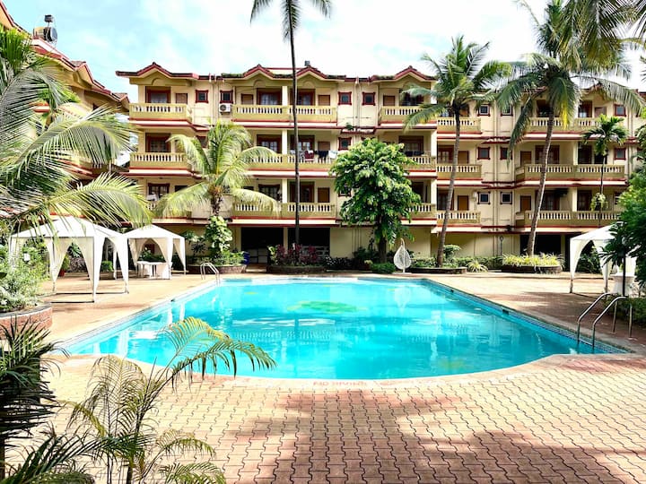 Astral – 2bhk| Pool |Wfh | Wifi - Goa