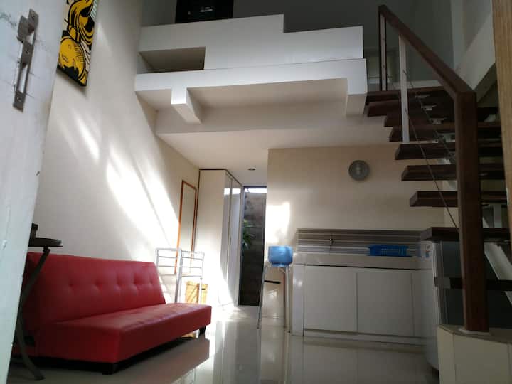 A Loft Apartment 2 With Shared Pool In Denpasar - Bali