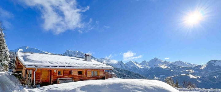 Chalet Montagnard Avec Terrasse Et Vue Panoramique - 拉克呂薩