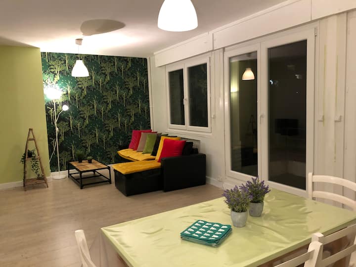 Grand Appartement 5 Couchages Proche Gares - Lille