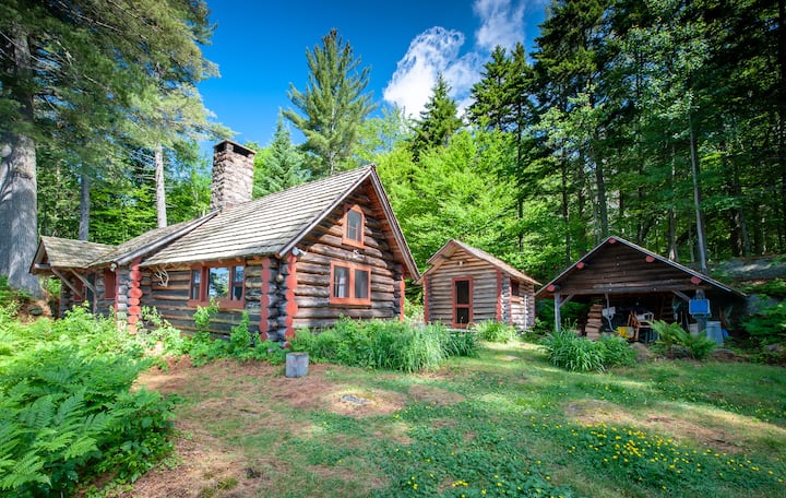 Private Lakeside Authentic Adirondack Log Cabins - Cooperstown, NY