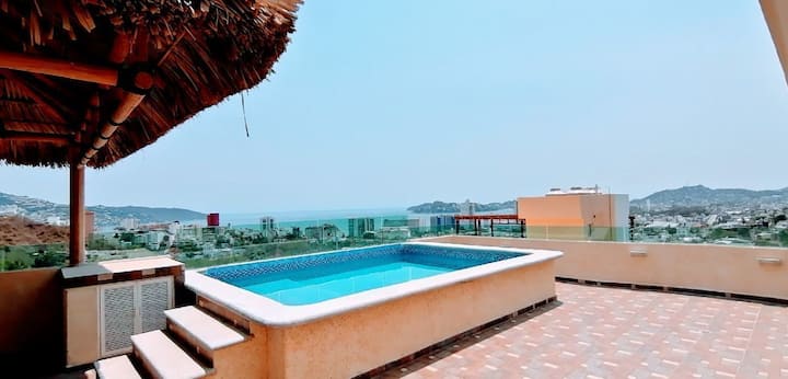 Hermoso Condominio Con Alberca 5 Mit De La Costera - Acapulco