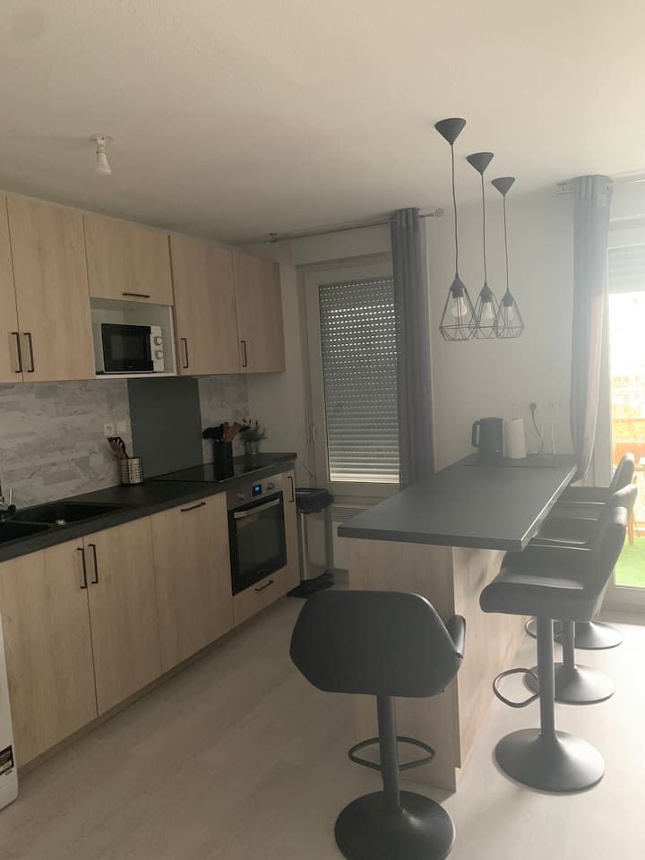 Bel T3 Avec Terrasse Et Parking : Zénith - Tournefeuille