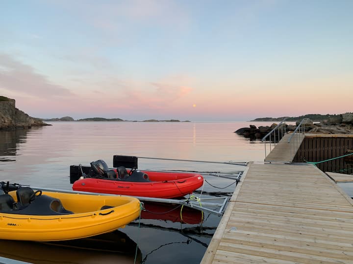 Hytte Ved Sjøen, Med Gode Fiskemuligheter - Spangereid