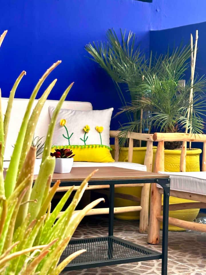Appart° Clim Terrasse Majorelle à 15min Du Centre - Marrakesh