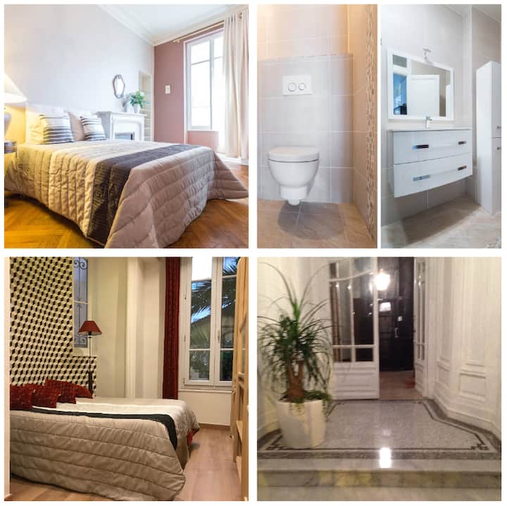Appartement à Nice 4 Voyageurs, Carré D'or Et Mer - Beaulieu-sur-Mer