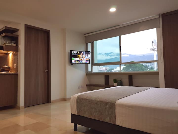 305 - Apartaestudio En Cali, Hermoso E Iluminado! - Cali