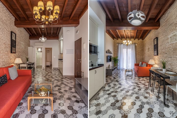 Lindo Apartamento Nuevo Con Terraza Común Y Wifi - Aéroport de Séville (SVQ)