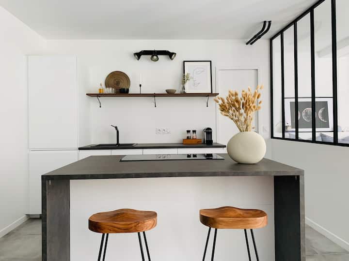 • Modern Zen Loft | Garden View - Paris