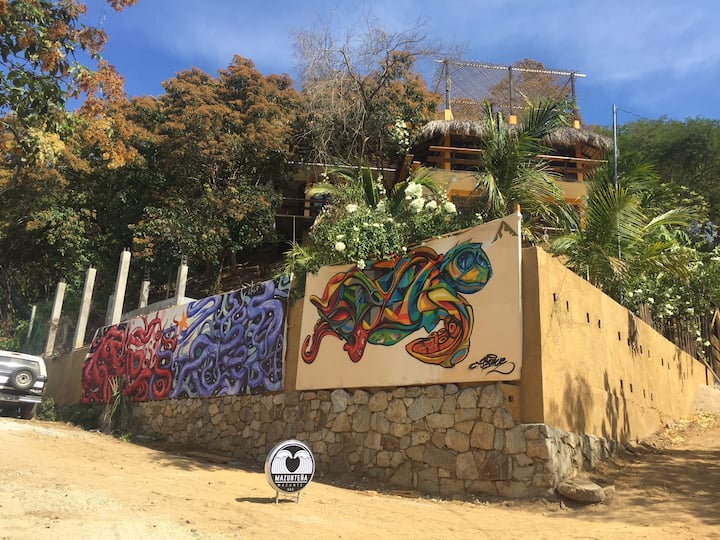 Casa Mazunteña Punta Cometa - マスンテ