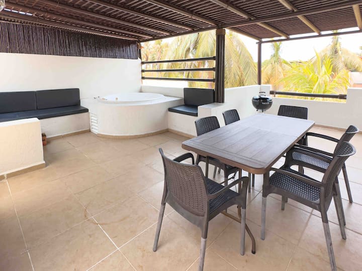 Casa Con Roof Privado, Jacuzzi Y Asador En Diamant - Acapulco
