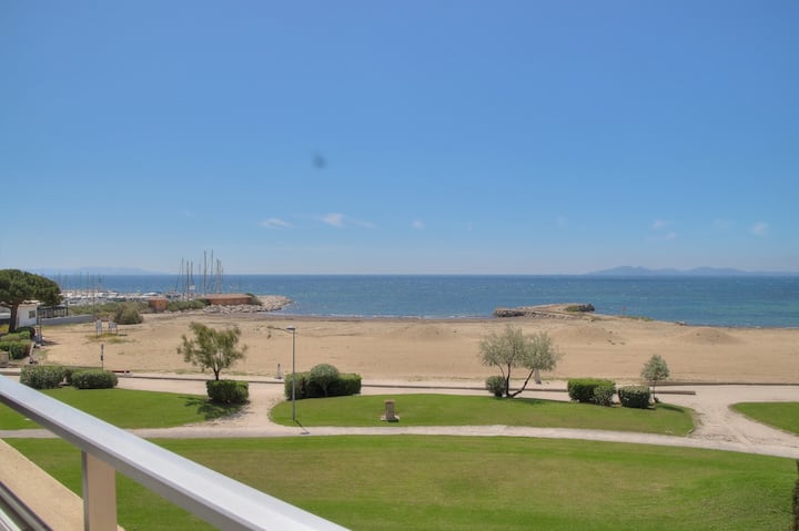 Front De Mer ! T3 De 54m² Vue Porquerolles ! - Parc national de Port-Cros