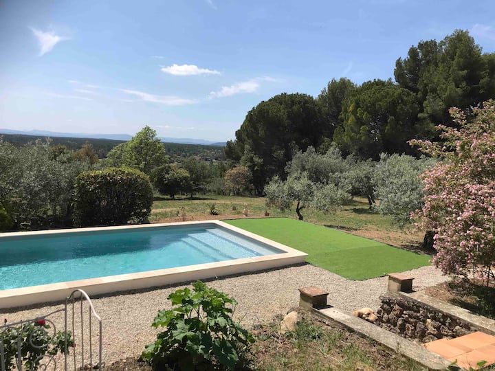 Maison De Campagne Au Cœur Des Oliviers + Studio - Aups