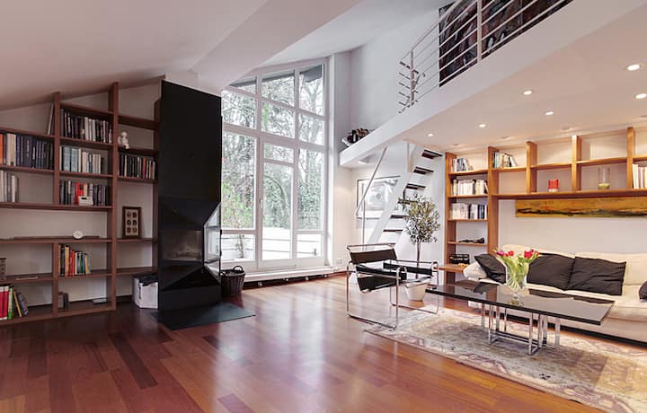 Exclusive Penthouse With Gallery And Fireplace - Munich