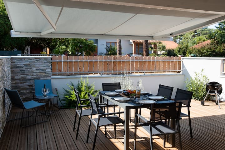 Maison Grand Confort 600m De La Plage Sud Mimizan - Mimizan