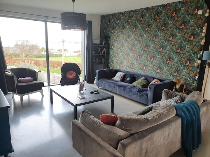 Maison D'architecte Vue Mer Avec Piscine Chauffée. - Locquirec