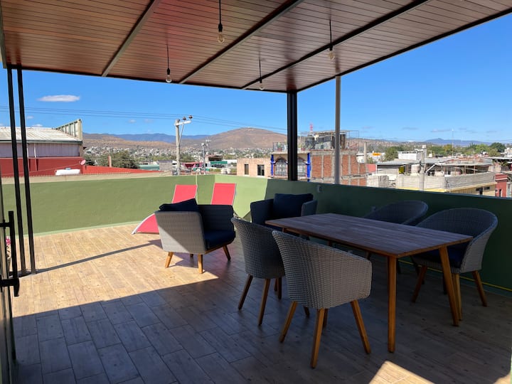 Modern 2 Bedrooms With Large Terrace And Parking - Oaxaca