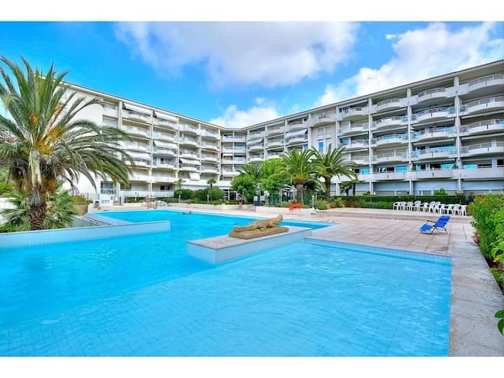 Appartement 2/3p Terrasse Piscine Et Accès Plage. - Antibes