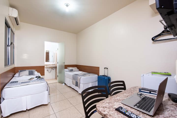 Apto Standard Duplo - Hotel Pouso Alegre - Vila Velha