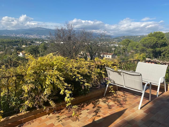 Cannes-mougins : Maison Au Calme, 10mn / Mer - Mougins