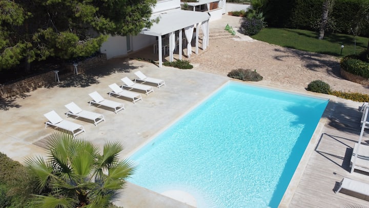 Villa Con Piscina Nel Salento Giardino Terranostra - Torre San Giovanni
