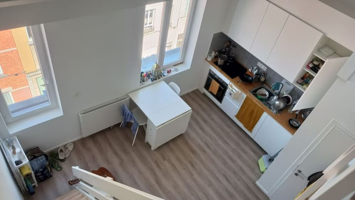 Central Appartement + 3 Métros - Sint-Agatha-Berchem