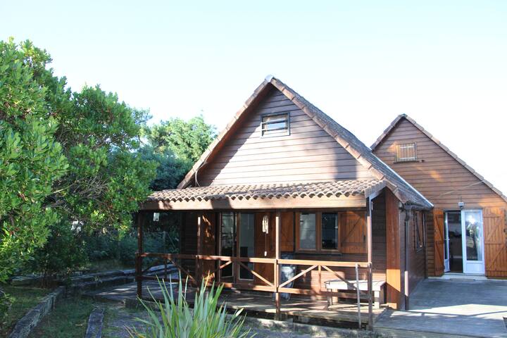 Charmante Maison Bois Au Calme 300 Mètres  Plage. - Lacanau