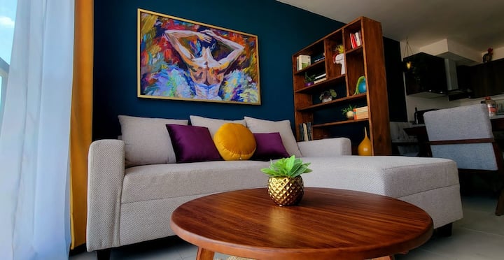 Amalia Bonita⚜️gdlcentro+a/c Vista+alberca+parking - Guadalajara