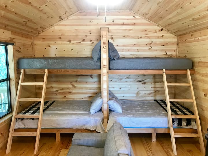 Llano River - Bunk House - Site 15 - Cabins for Rent in Mason, Texas ...