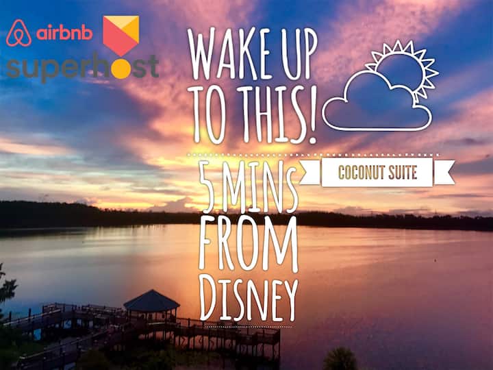 Luxury Lakefront Amazing View Sleep 6 1mile>disney - Orlando