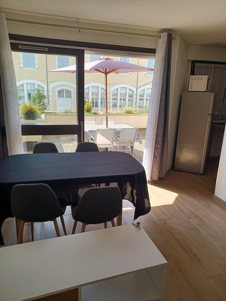 T2 Grande Terrasse Wi-fi. Parking Gratuit - Voiron