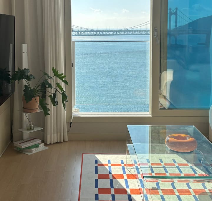 밀락더마켓1분#2room#오션뷰#무료주차#정수기 - Busan