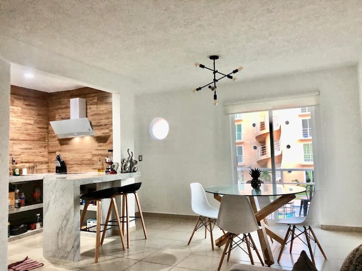 Lindo Y Moderno Apartamento En Marina Diamante - Acapulco