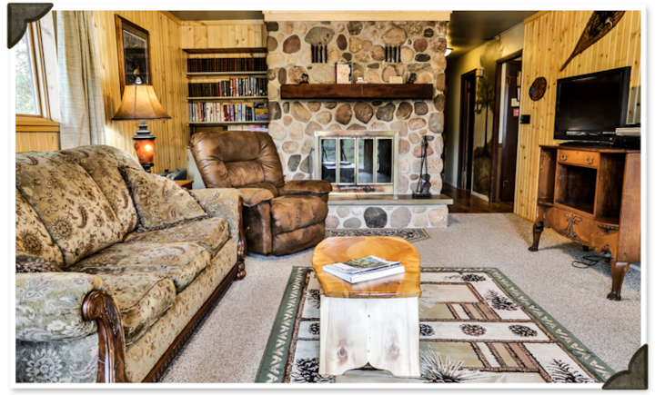 Red Pine 4 Bdr Black's Cliff Resort With Fireplace - Minocqua, WI