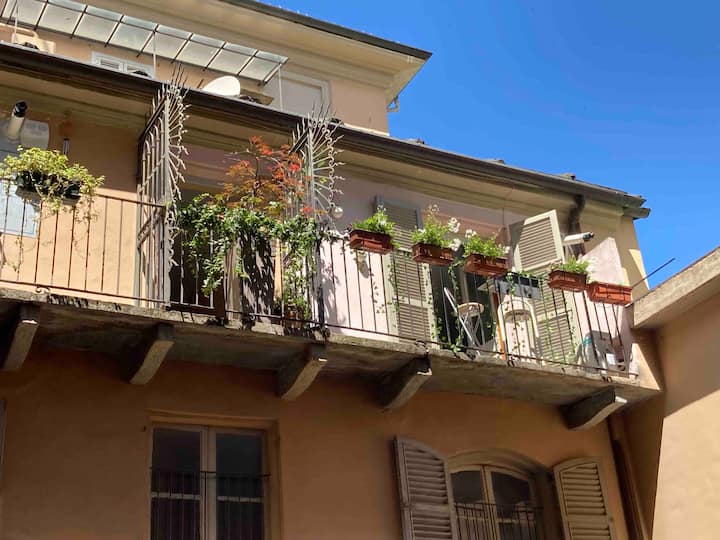 Balconcino: X2 Centro Storico Strategico E Balcone - Turin