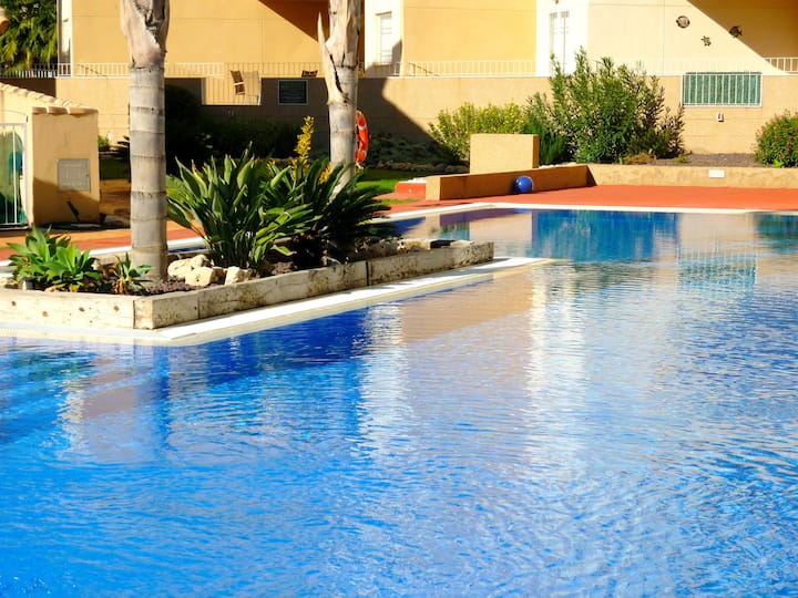 Homerez - Appartement 500 M Away From The Beach For 6 Ppl. With Shared Pool - Los Alcázares