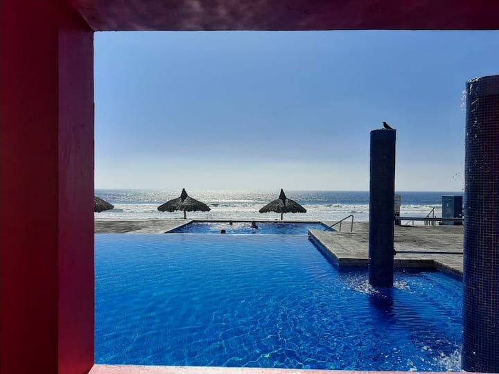 Casa 2 Residencial Cerritosresort Junto A Playa - Mazatlán