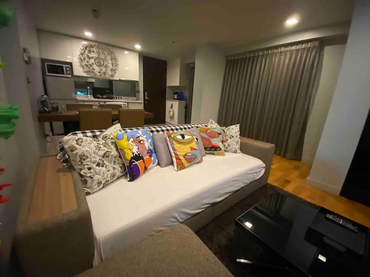 Luxury&cozy 2br Downtownbkk Walk2bts Gigabytewi-fi - Bangkok